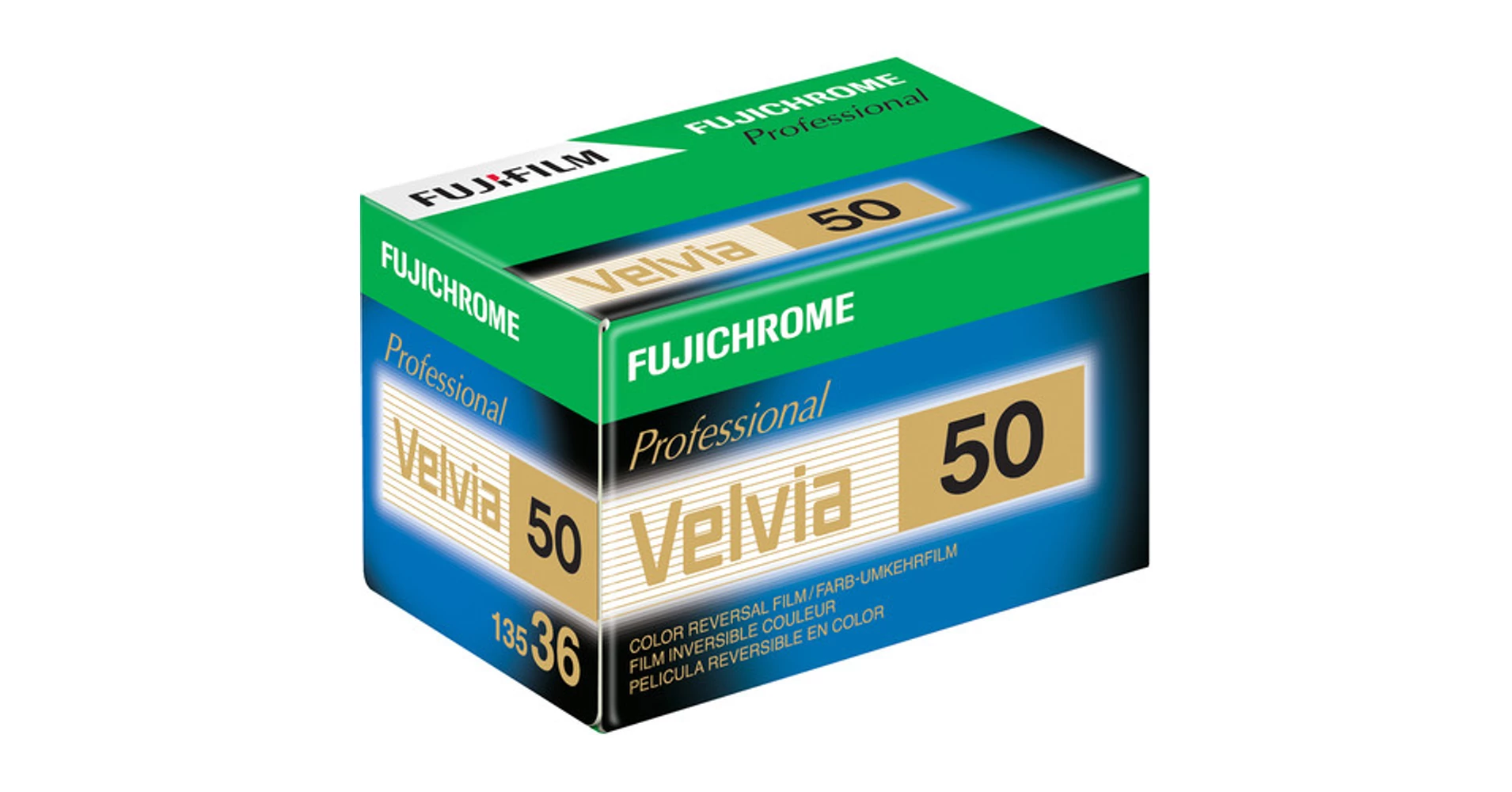 FUJIFILM Fujichrome Velvia 50 film 35mm